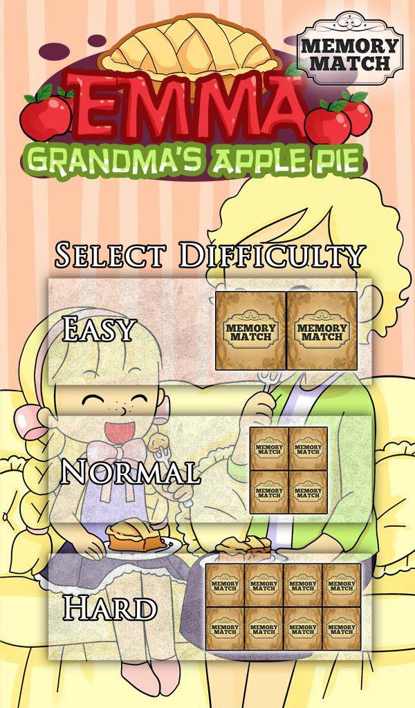 Emma Grandma Apple Pie Memory Match - App on Amazon Appstore