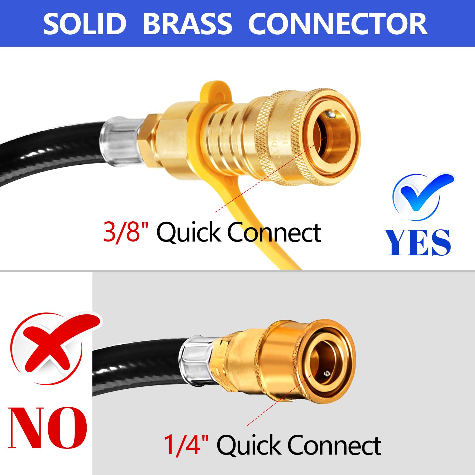 Snapklik.com : GasSaf 12ft Propane Regulator