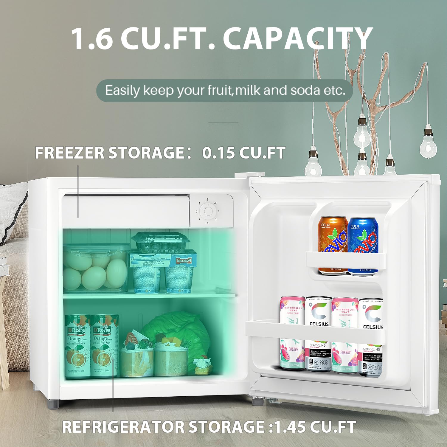 Snapklik.com : Kismile Compact Fridge