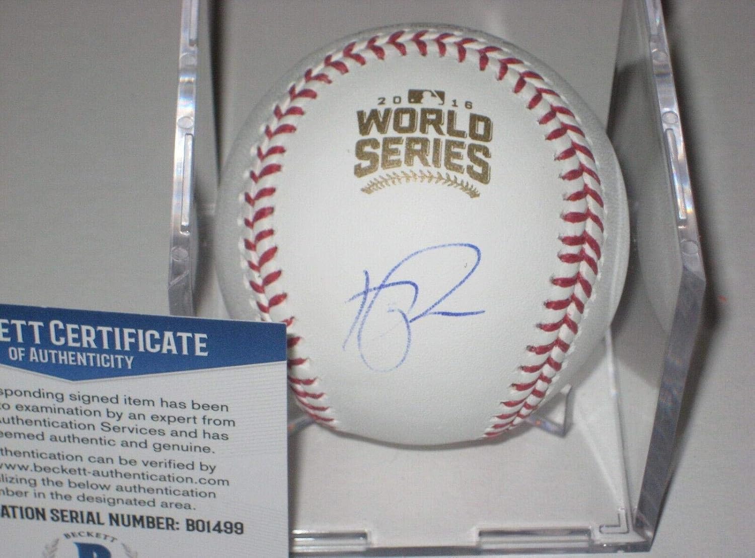 Amazon.com: TERRY FRANCONA (Indians) Signed 2016 WORLD SERIES Baseball ...