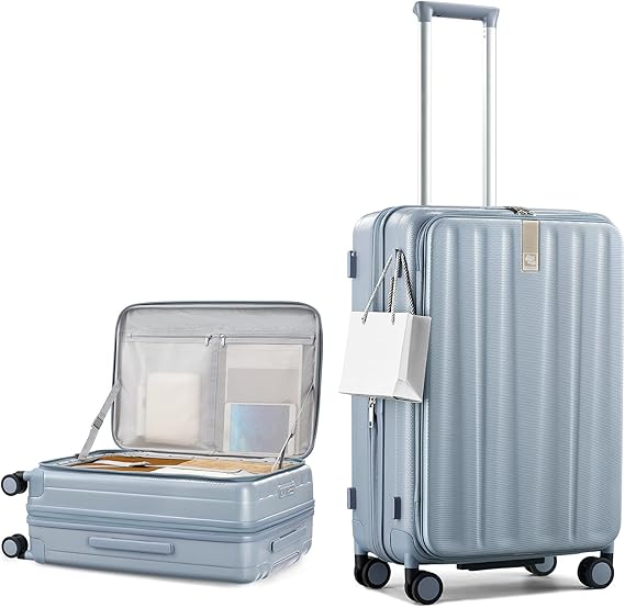 Amazon.com | Hanke 24 Inch Expandable Luggage Top Opening Checked Bag ...