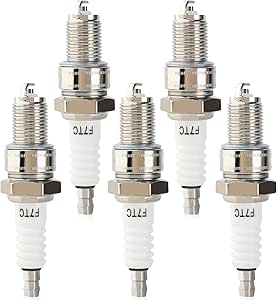 Amazon.com: QAZAKY Pack-of-5 Spark Plug F7TC for Generator GX120 GX160 GX200 GX240 GX270 GX340 ...