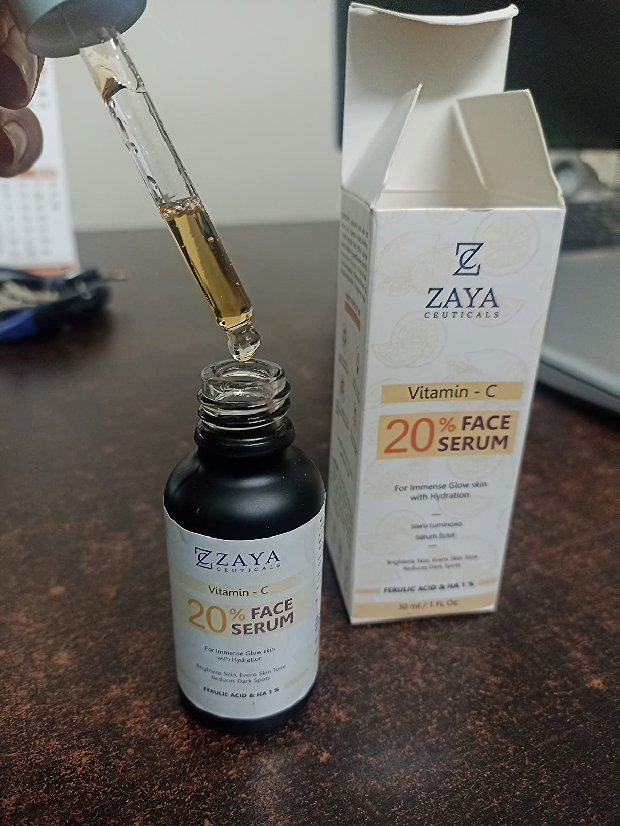 ZAYA Premium Scientifically Proven Ingredients 20% Pure VITAMIN-C with ...