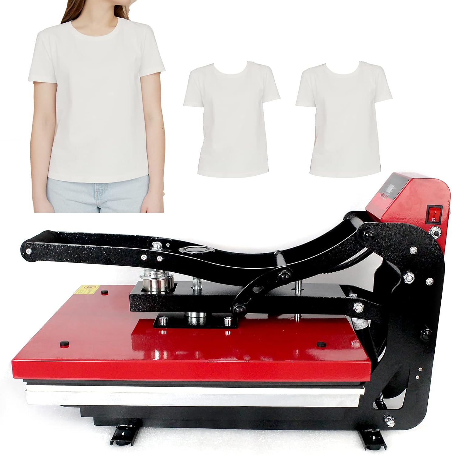 Amazon.com: Heat Press Machine, 16”X20” Combo Heat Transfer Machine ...