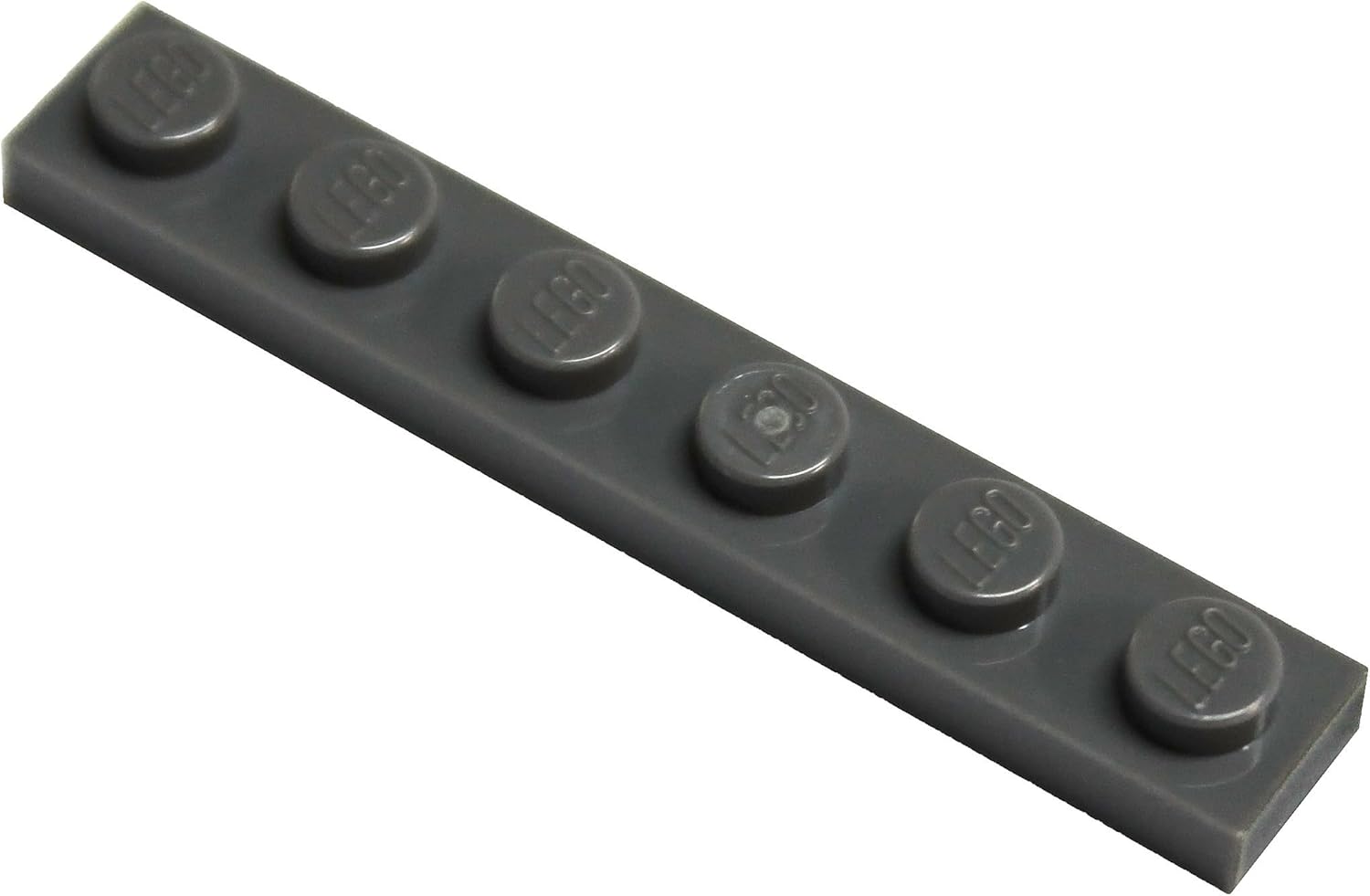 LEGO Dark Stone Grey 1x6 Plate Pack of 100 Mozambique