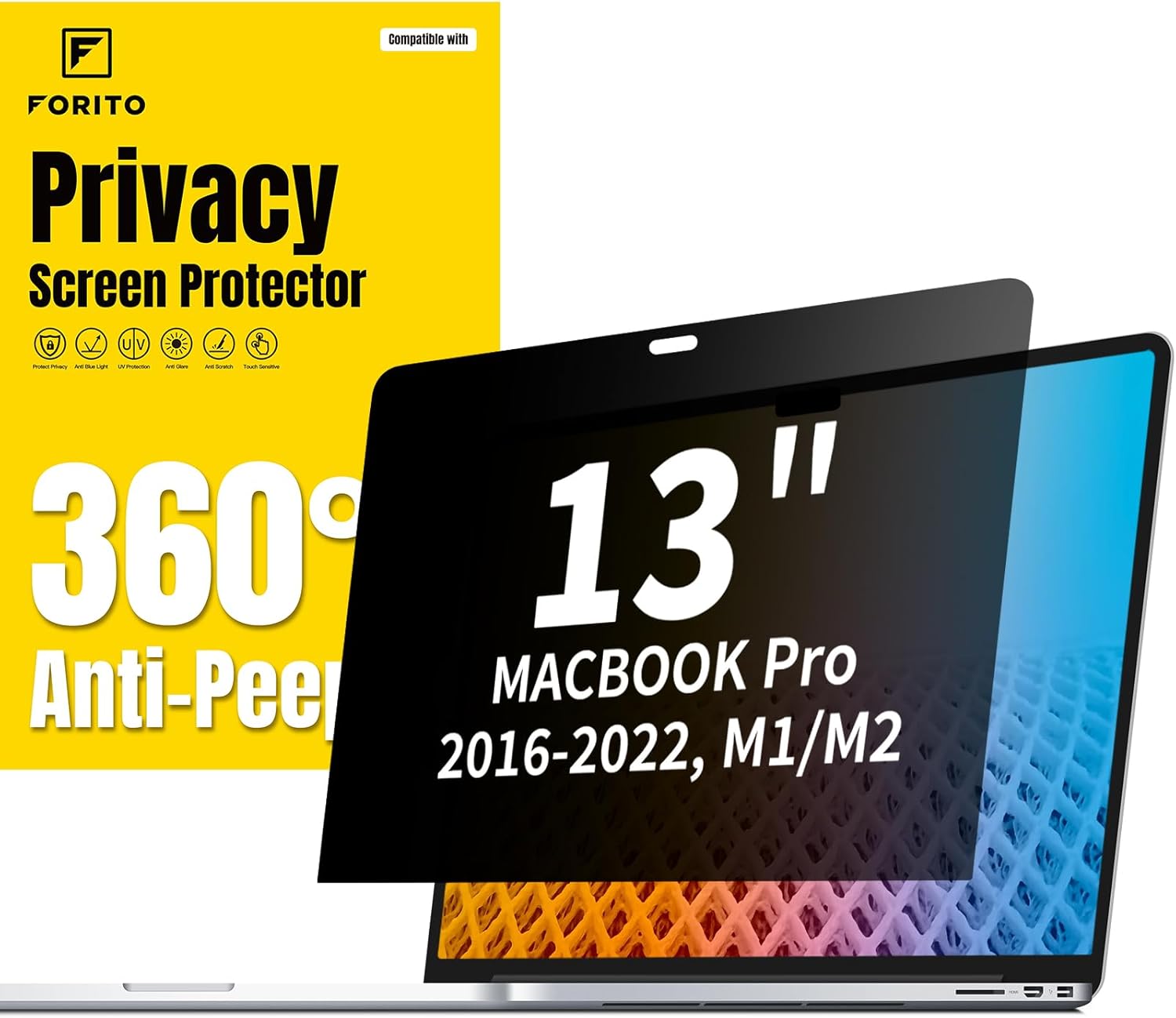 Amazon.com: F FORITO Compatible with Macbook Pro 13 inch Privacy Screen ...