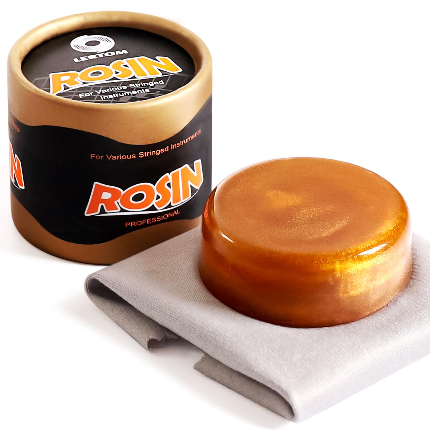 Amazon.com: Fansjoy Violin Rosin with Case, Premium Gold Rosin for ...