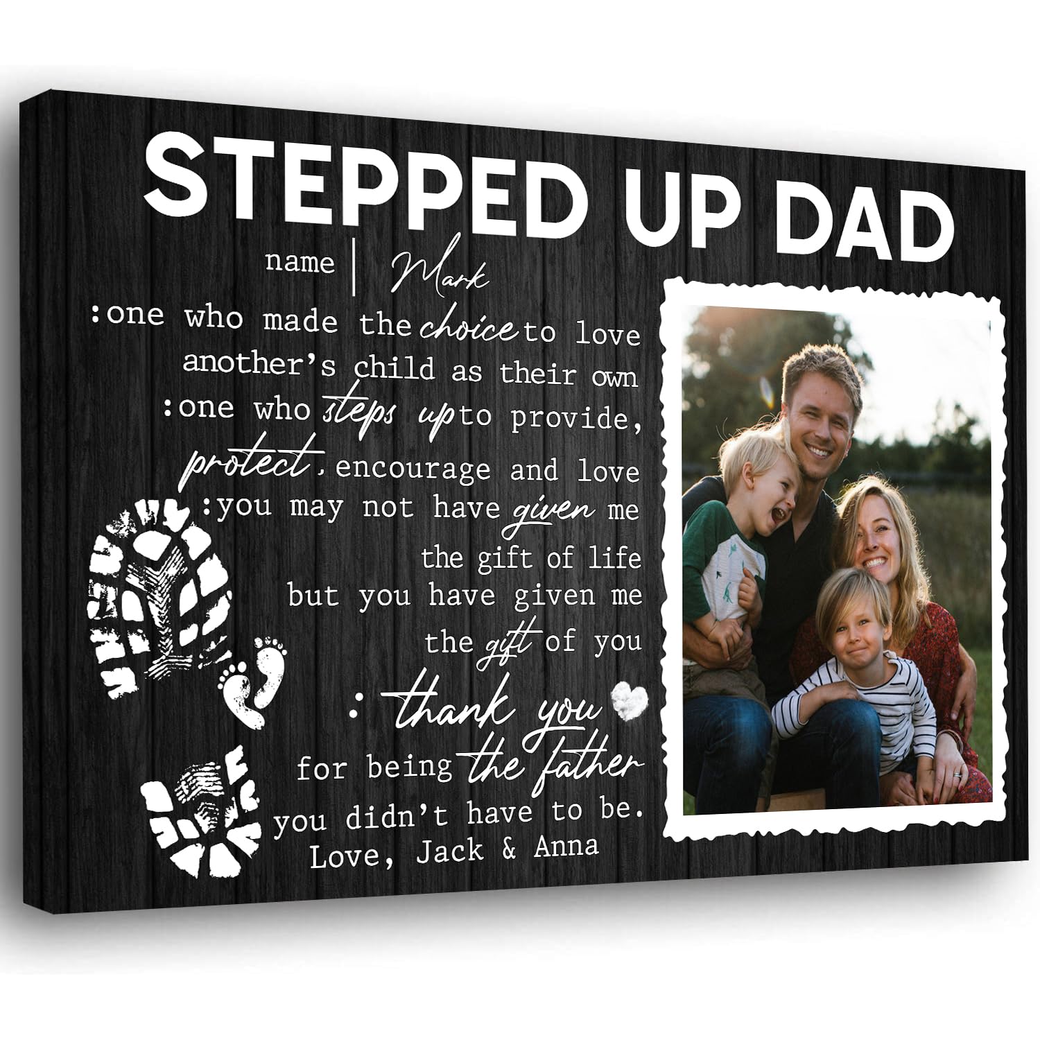 Amazon.com: Personalized Father's Day Gifts For Stepdad, Stepped Up Dad ...