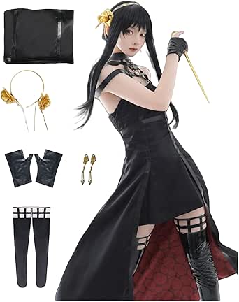 Amazon.com: YDUDWR Yor Forger Cosplay Costume, Anime Code: White Yor ...