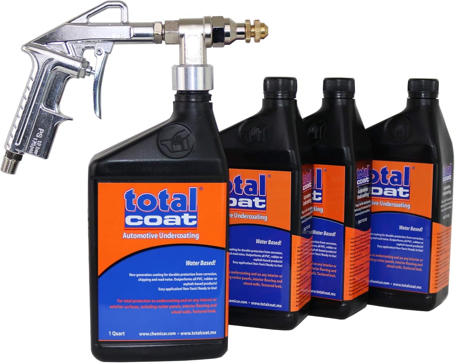 Amazon.com: Total Coat Vehicle Undercoating Kit Includes Spray Gun ...