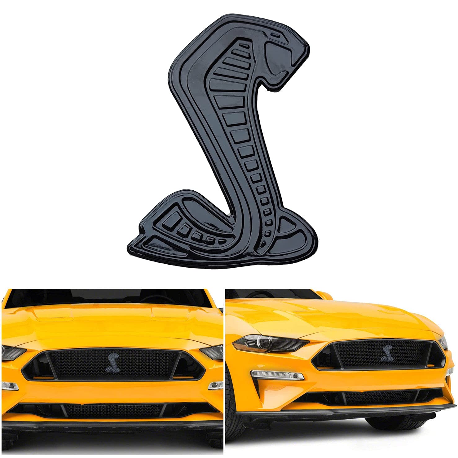 Buy Shelby for Mustang Front Grille Emblem fit Mustang Shelby Tail ...