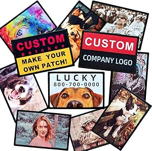 Amazon.com: Custom Your Own Personalized Morale Patch Any Logo Pet Name ...