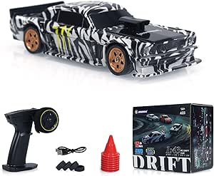 Amazon.com: wheelfun 1/43 Scale Drift 4WD Racing Car RC Full ...