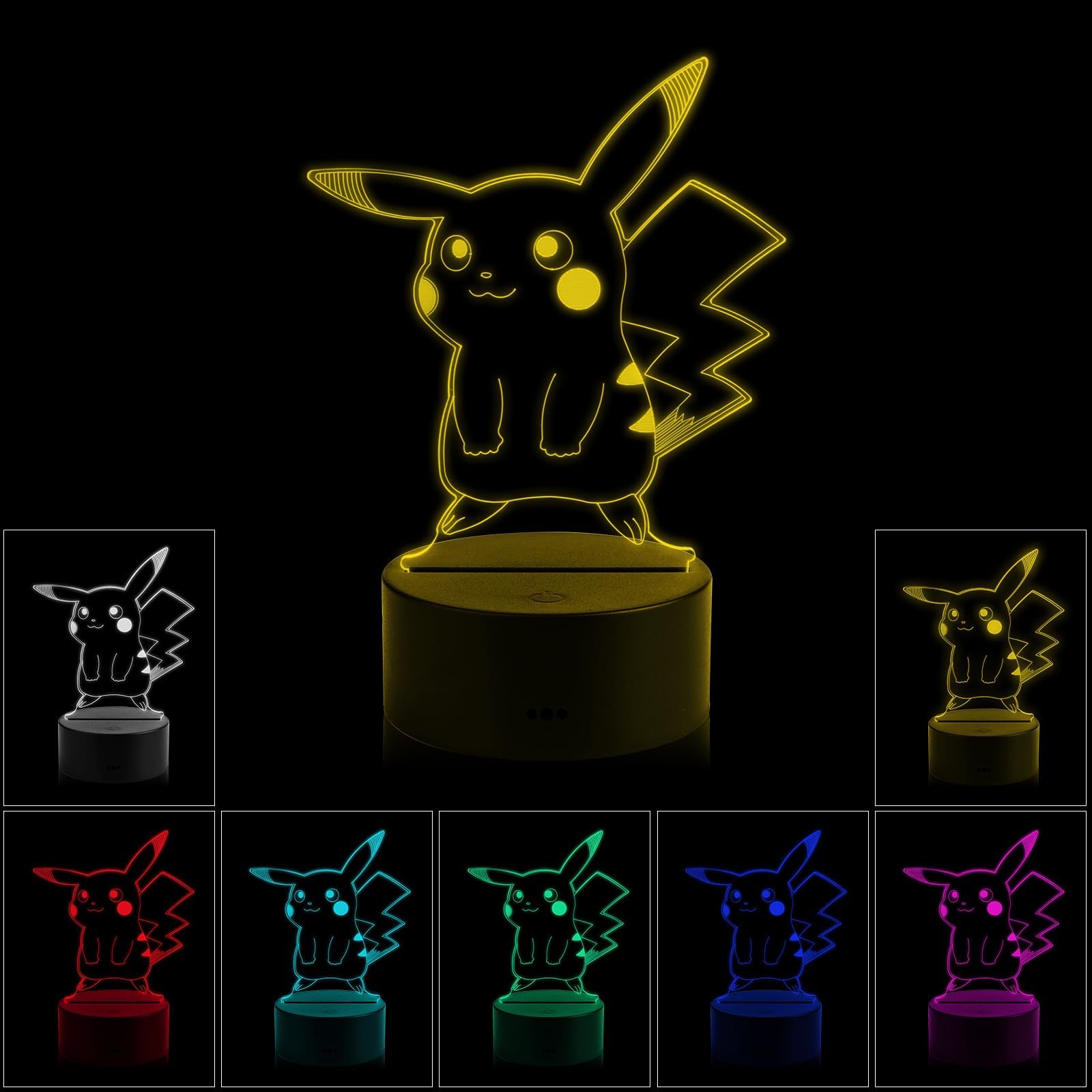 TEKNOFUN - Pokemon Pikachu Wall Lamp - Wall Lamp - Illumination ...