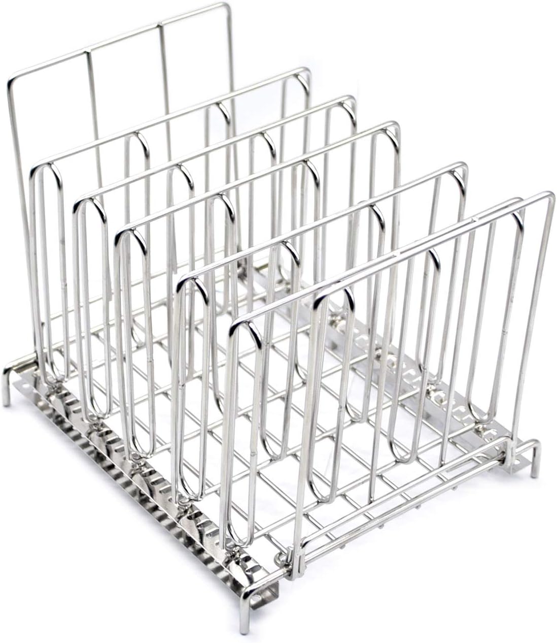 Collapsible Stainless Steel Sous Vide Rack w/ 5 Adjustable Dividers ...