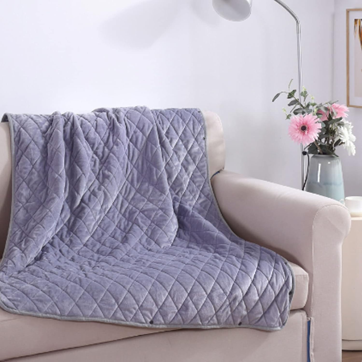 Amazon.com: MASKIS Warm Electric Heated Shawl Blanket, Adjustable ...