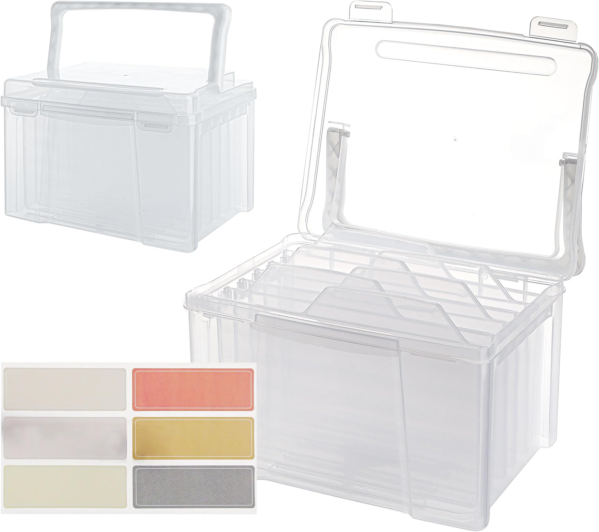 Amazon.com: Joelver Maker Greeting Card Storage & Organizer Box with 6 ...