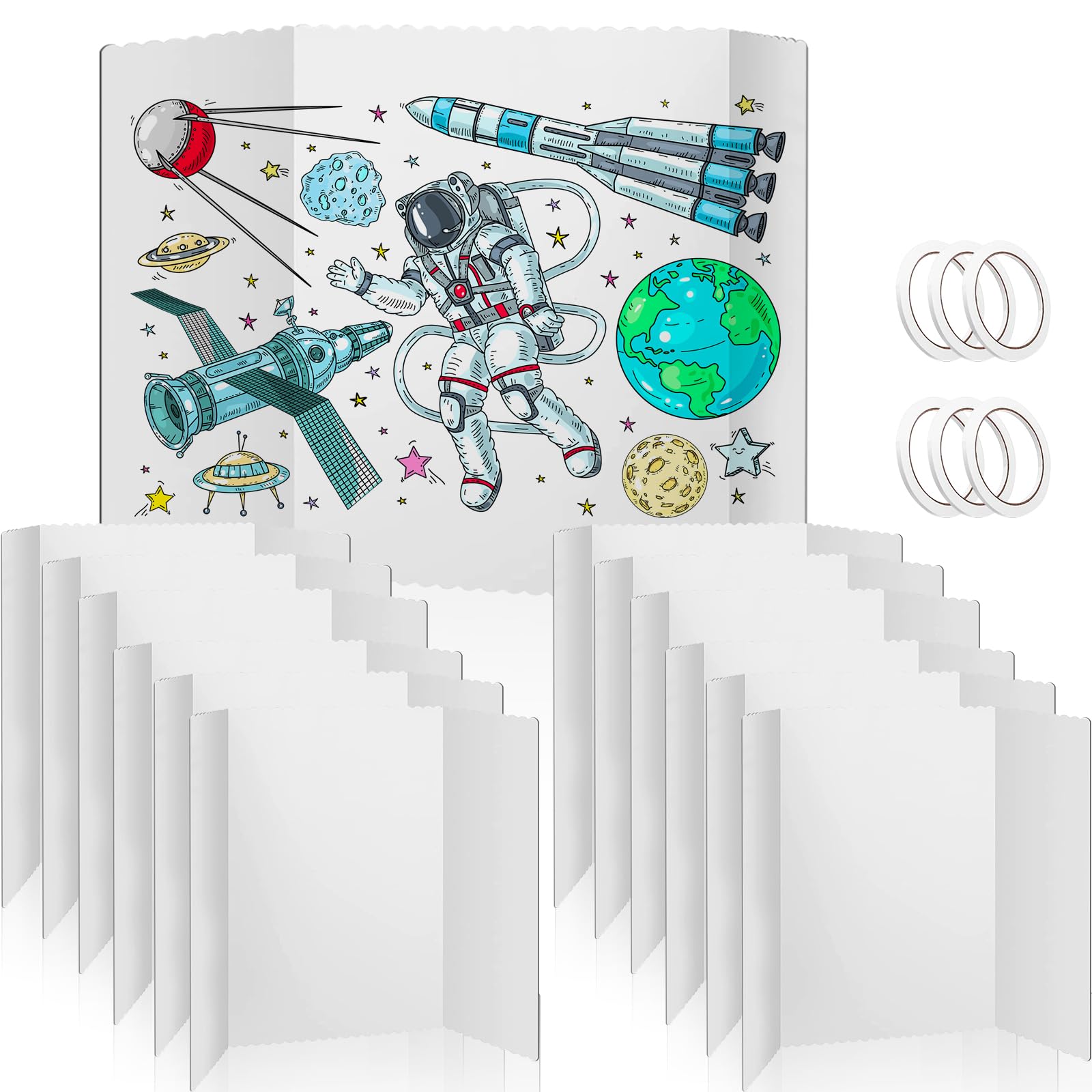 Amazon.com : 12 Pcs Trifold Poster Board 36" x 48" White Cardboard ...