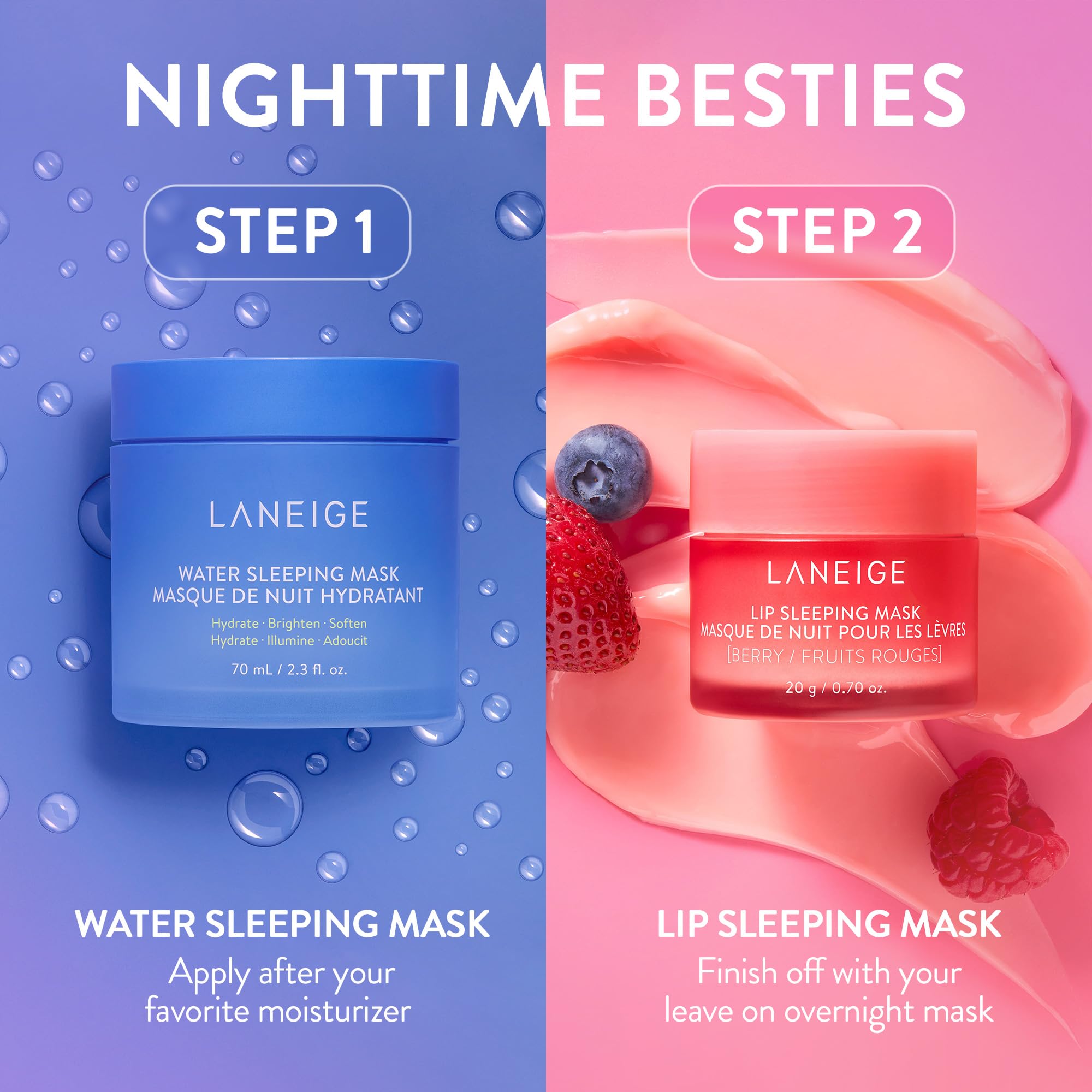 Snapklik.com : Water Sleeping Mask: Squalane, Probiotic-Derived Complex ...