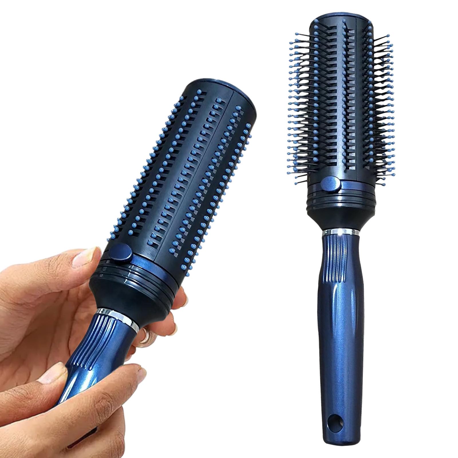 Polegas Retractable Hair Brush, Self Cleaning Hair Brush for Women ...