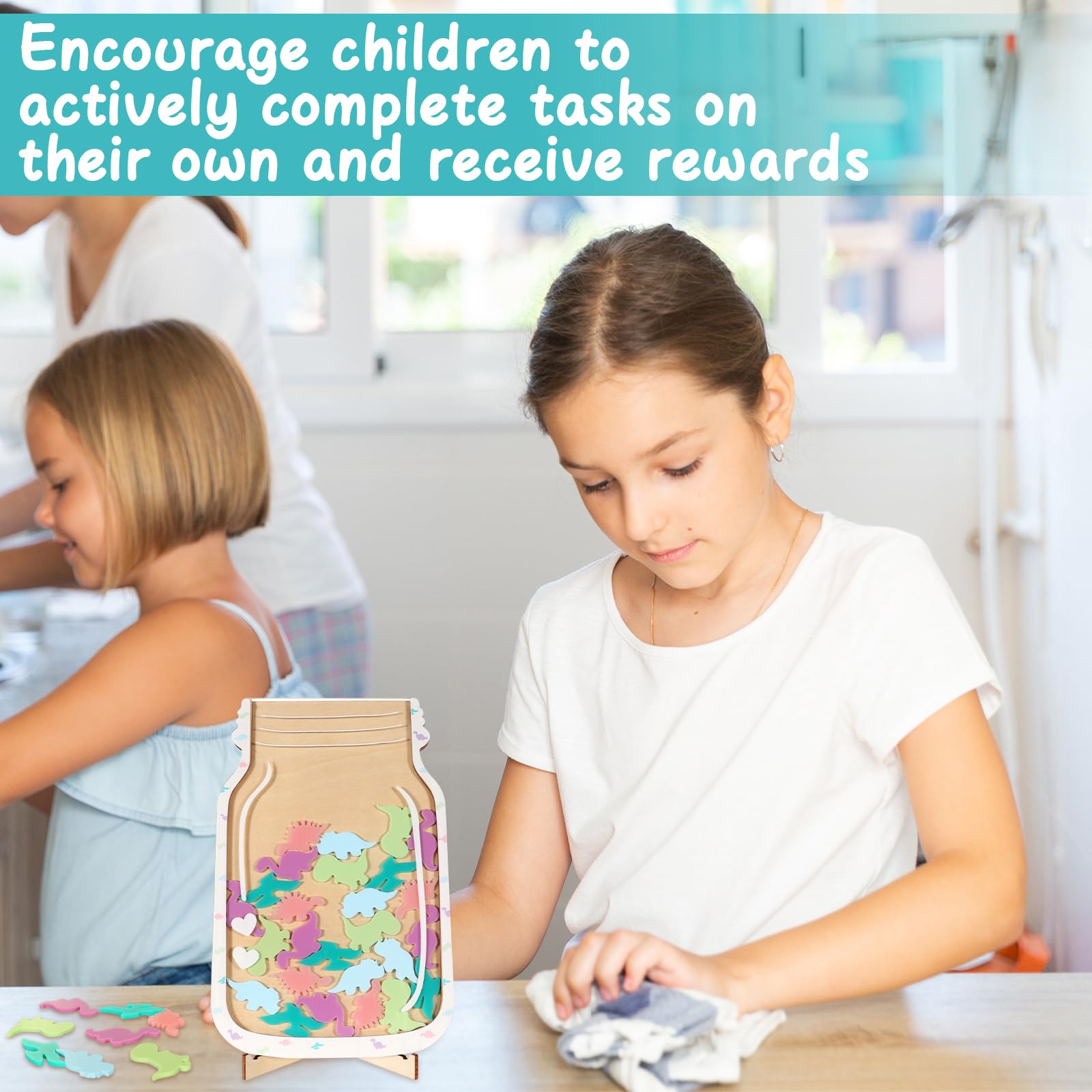 Snapklik.com : Cute Jar Reward System, The Kids Personalized Dinosaur ...