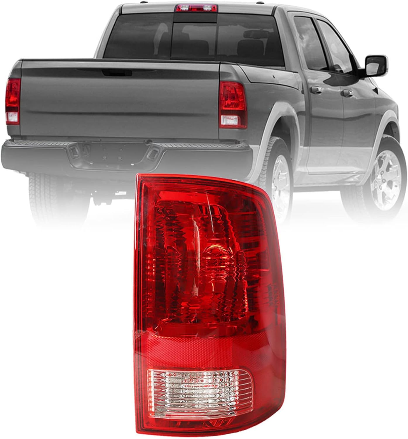 Amazon.com: Silscvtt Passenger Side Rear Brake Tail Light Assembly ...