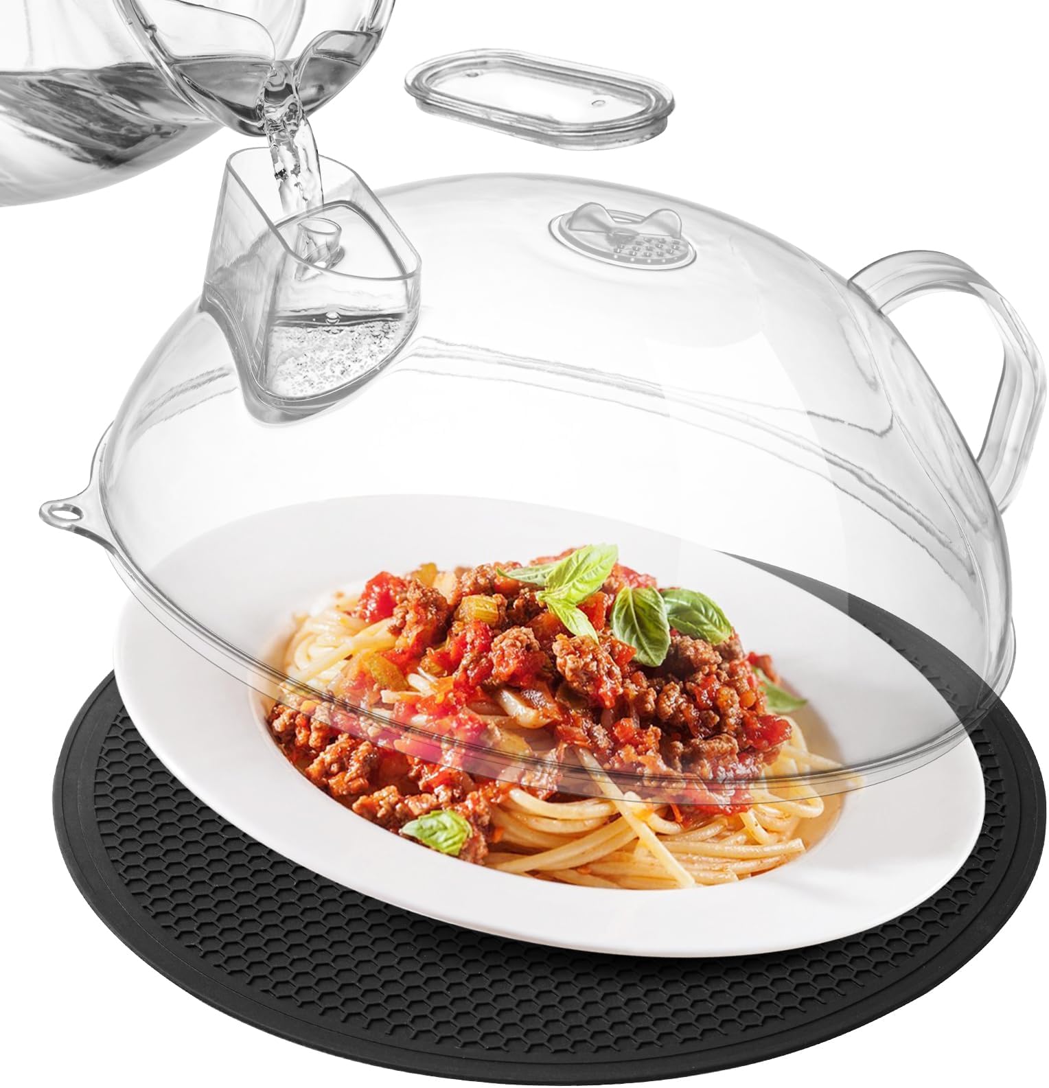 Amazon.com: Microwave Splatter Cover for Food: 10" Clear Microwave ...