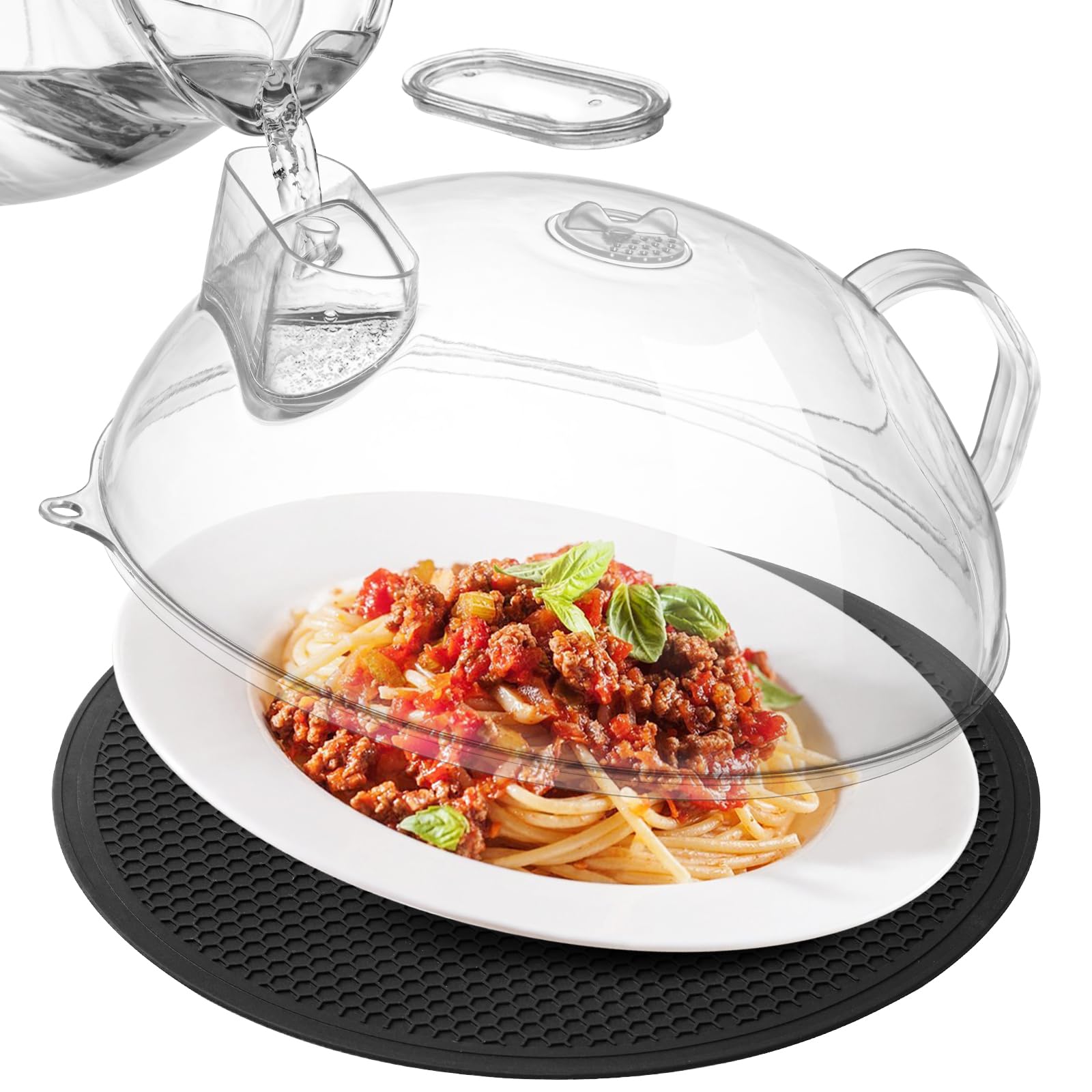 Amazon.com: MAGJIUKE Microwave Splatter Cover for Food, Clear Microwave ...