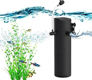 Amazon.com : FUMAK 210GPH Fish Tank Filter in-Tank Filter for 40-60 ...