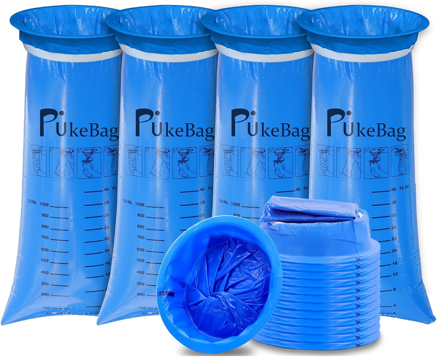 Amazon.com: Emesis Bags, Disposable Vomit Bags, Aircraft Barf Bags ...