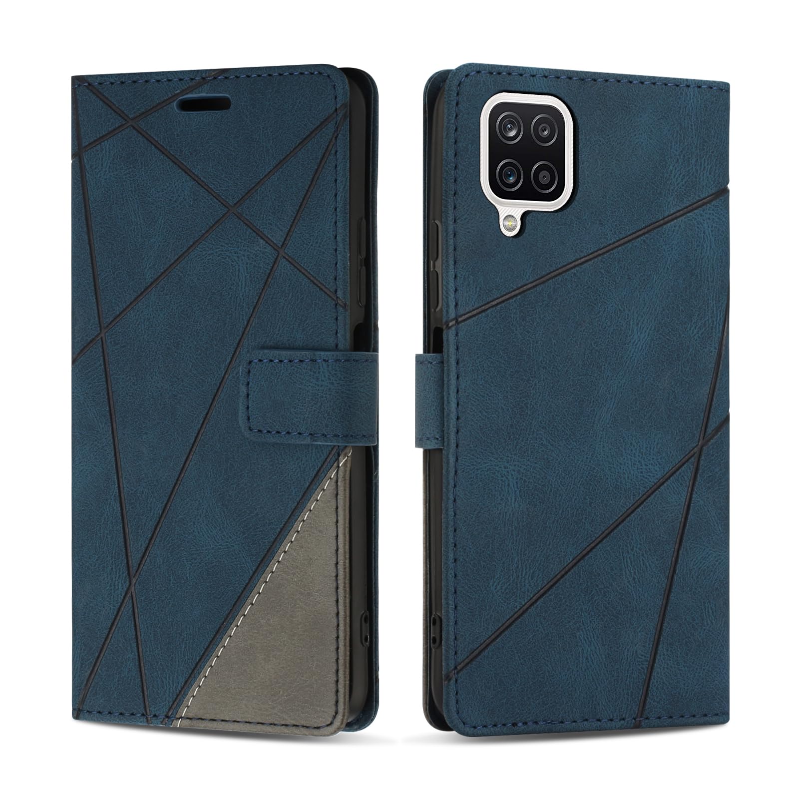 SONWO Case for Samsung Galaxy A12 / Galaxy M12, Premium PU Leather Flip ...