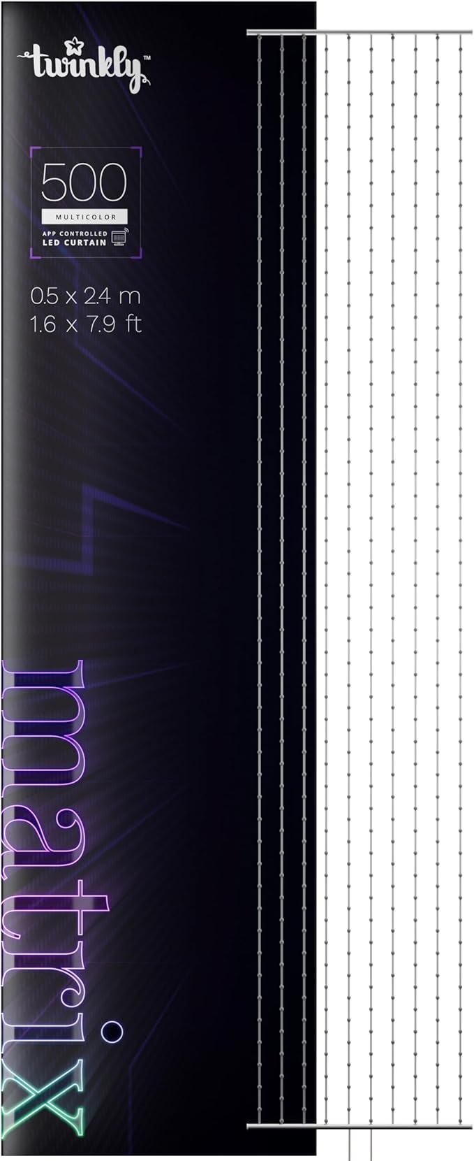 Amazon.com: Twinkly Matrix 1.64x7.87ft LED RGB, High Density 500 LED ...