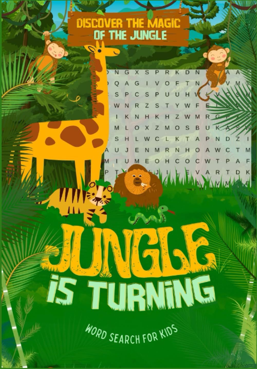 Jungle Word Search: Words search for kids theme Jungle: Norelli ...