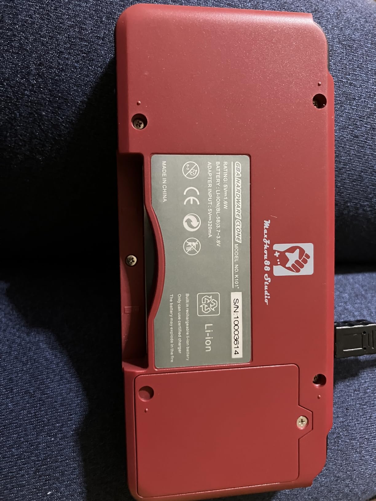 Amazon | REVO K101 Plus ポータブルゲーム機 ANBERNIC 互換機 充電式リチウムイオン電池 AV出力 紫 8GB ...