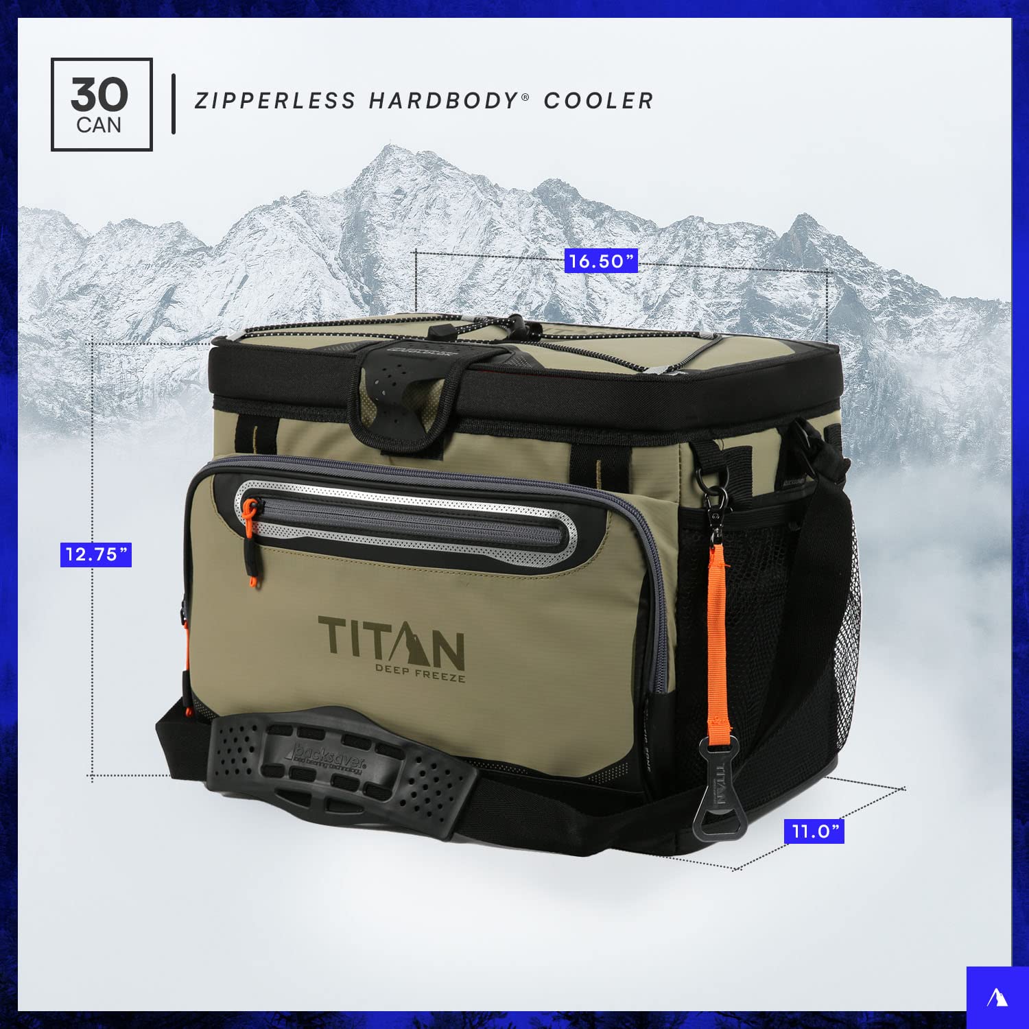 Snapklik.com : Arctic Zone Titan Deep Freeze Cooler - 9 Can Zipperless ...