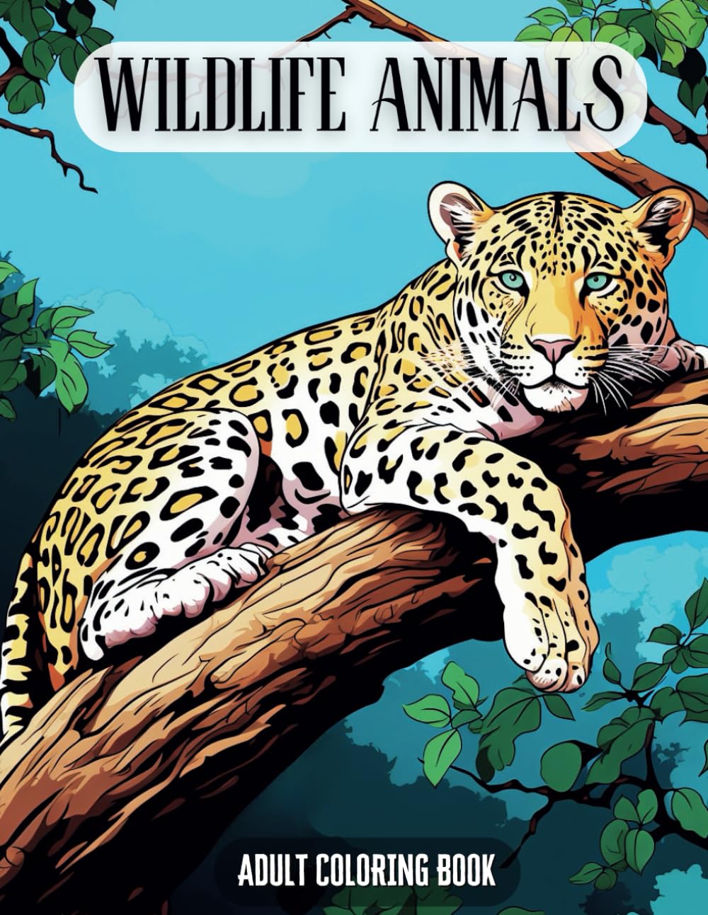Amazon.com: Wildlife Animals Coloring Book: Awesome Animals Coloring ...