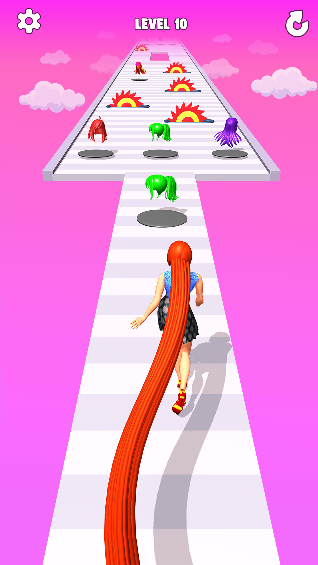 Long Hair Runner Challenge 3D: Perfect Fashion Girl Race Master - App ...