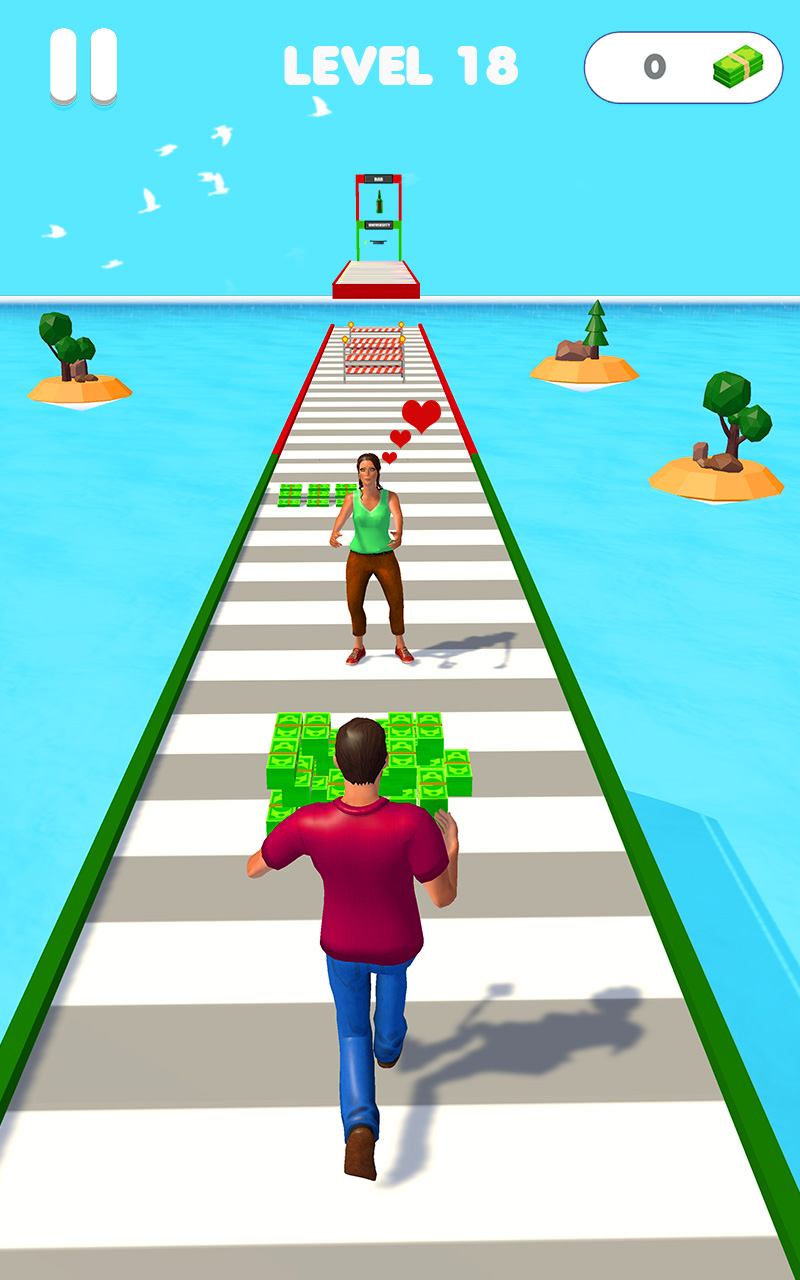 Money Race 3D Game: Girl Runner Money Run Rich Simulator - Millionaire ...