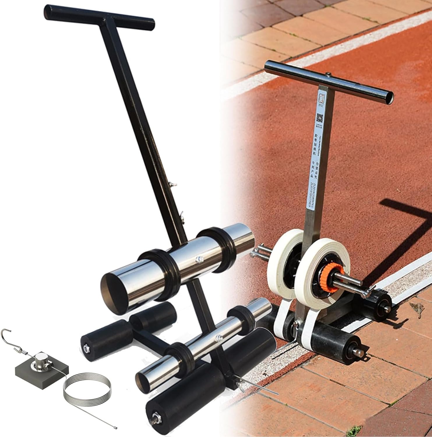 Amazon.com: WUHUQN Manual Floor Tape Applicator, Hand Walk-Behind Floor ...