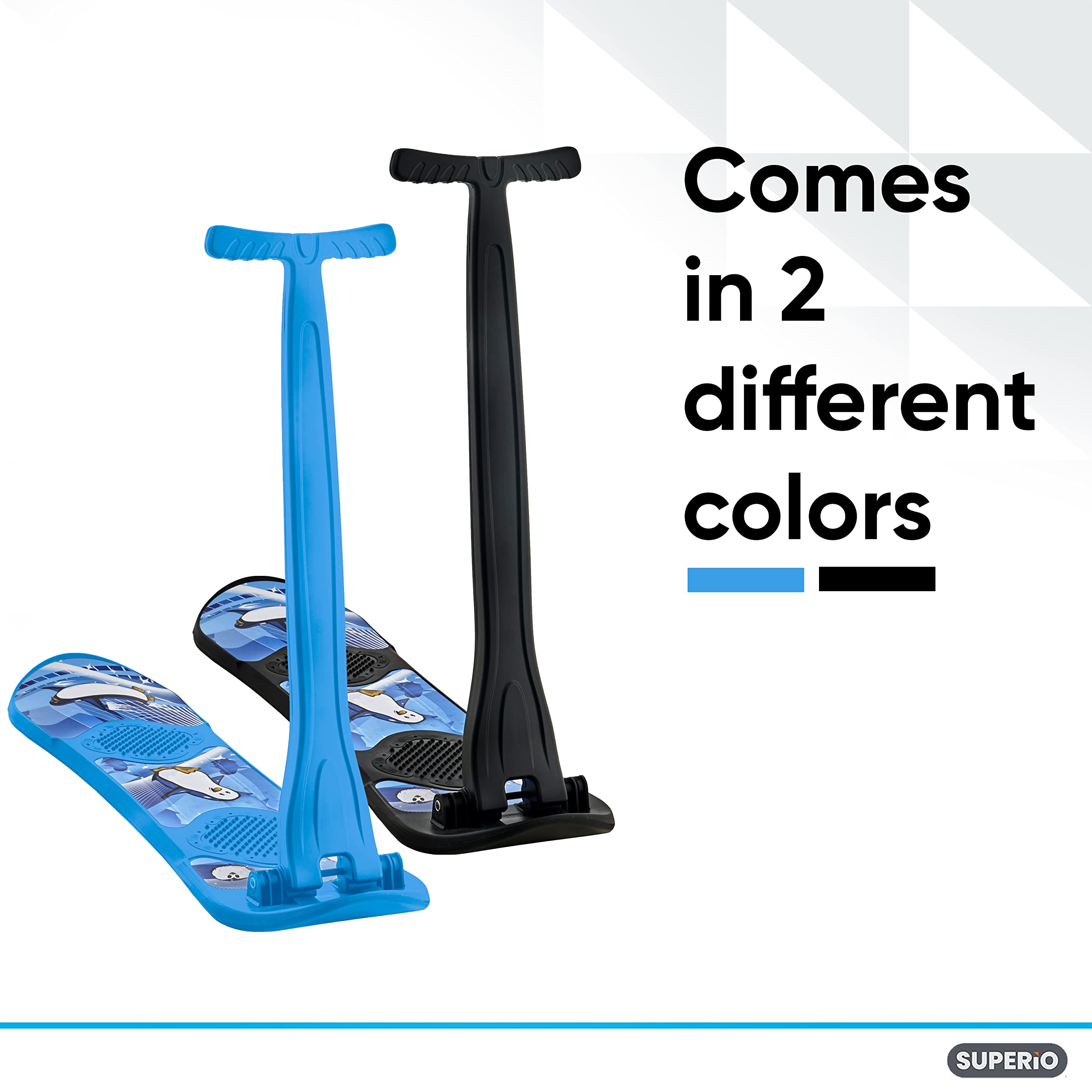 Snapklik.com : Superio Kids Snow Scooter Sled, Sliding Ski Snowboard