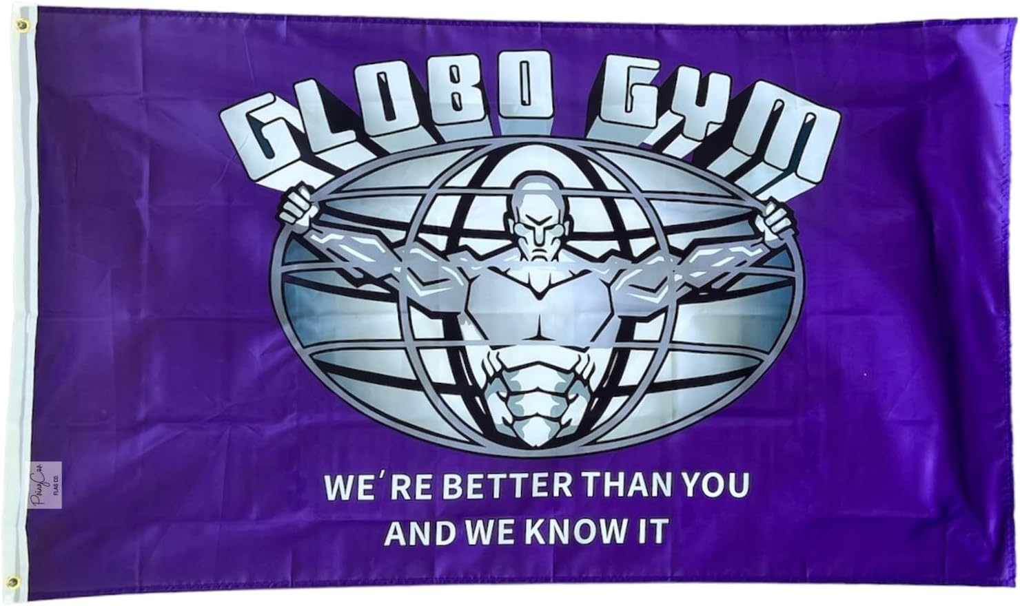 Amazon.com : 3x5FT Globo Gym Flag Dorm Man Cave Decor Dad Gift ...