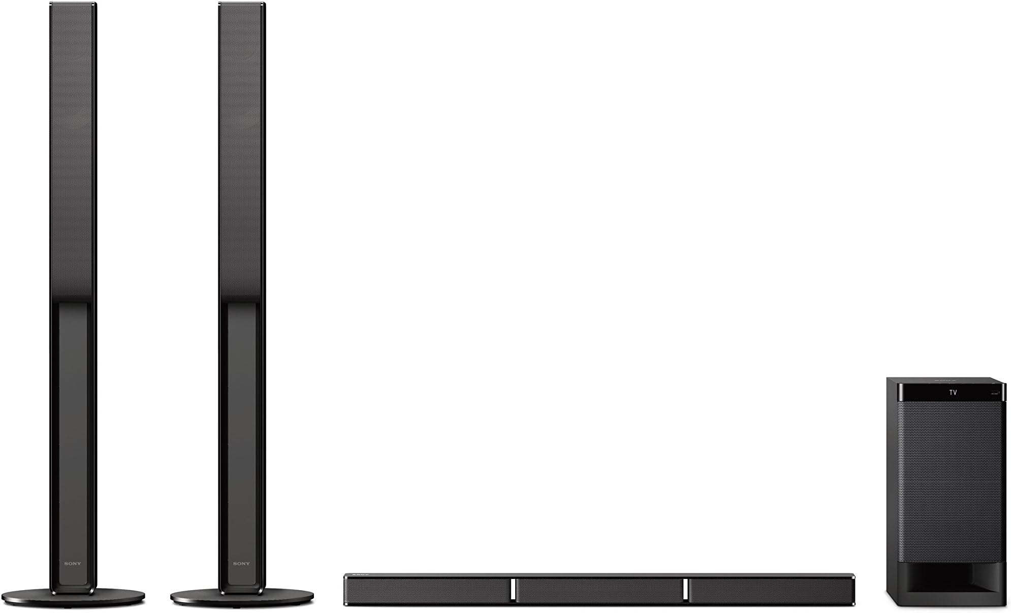 Sony HT-RT4 5.1 Soundbar System (600W, hohe Rücklautsprechern, HDMI ...