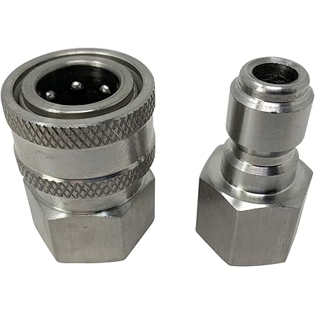 Amazon.com: ESSENTIAL WASHER Pressure Washer Fittings Stainless Steel ...