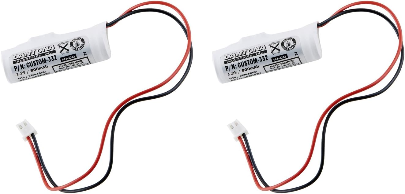 Replacement for Unitech AA900mAh 9.6V Battery Emergency Light 9.6V 1 ...