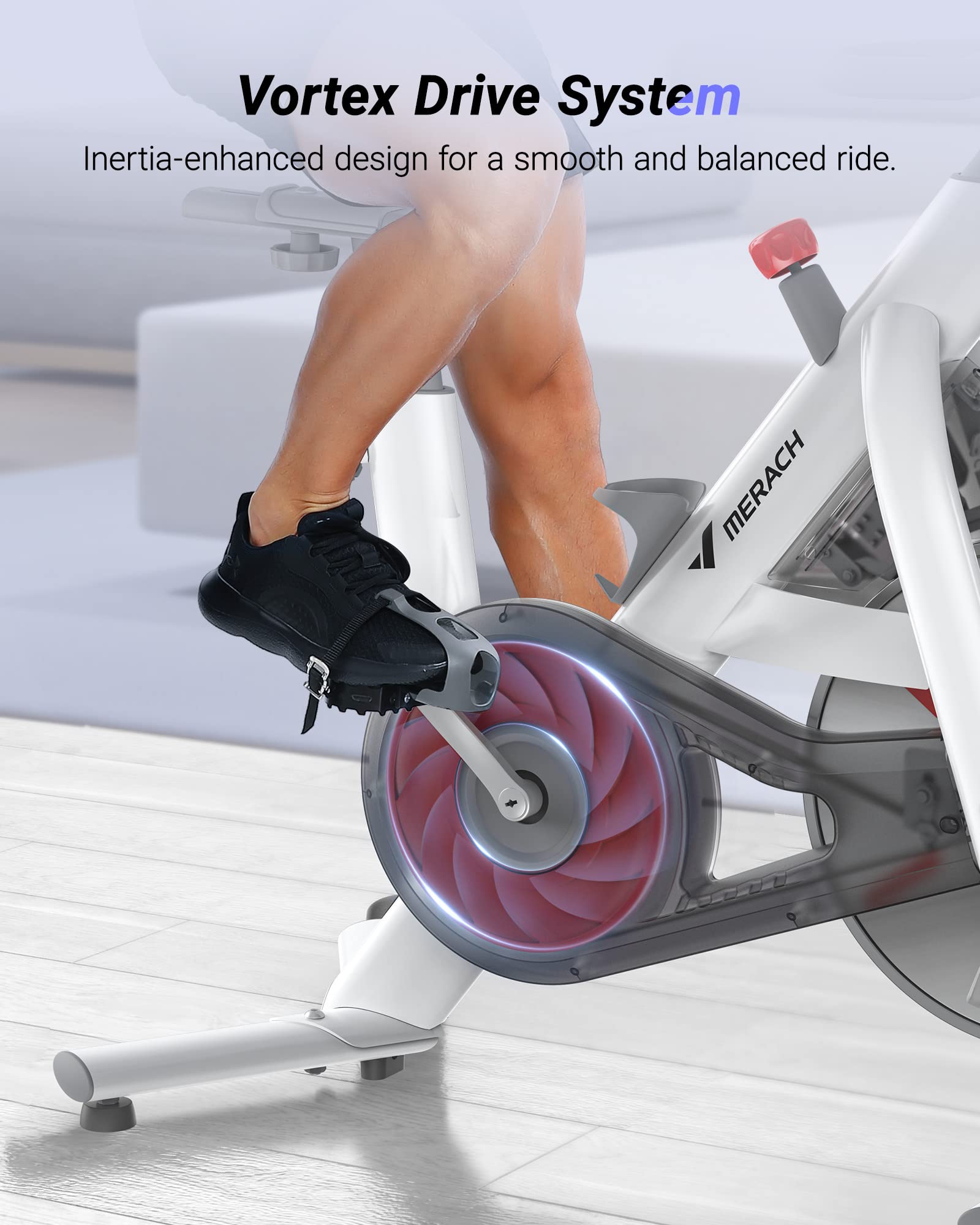 Snapklik.com : MERACH Exercise Bike, Bluetooth Stationary Bike For Home
