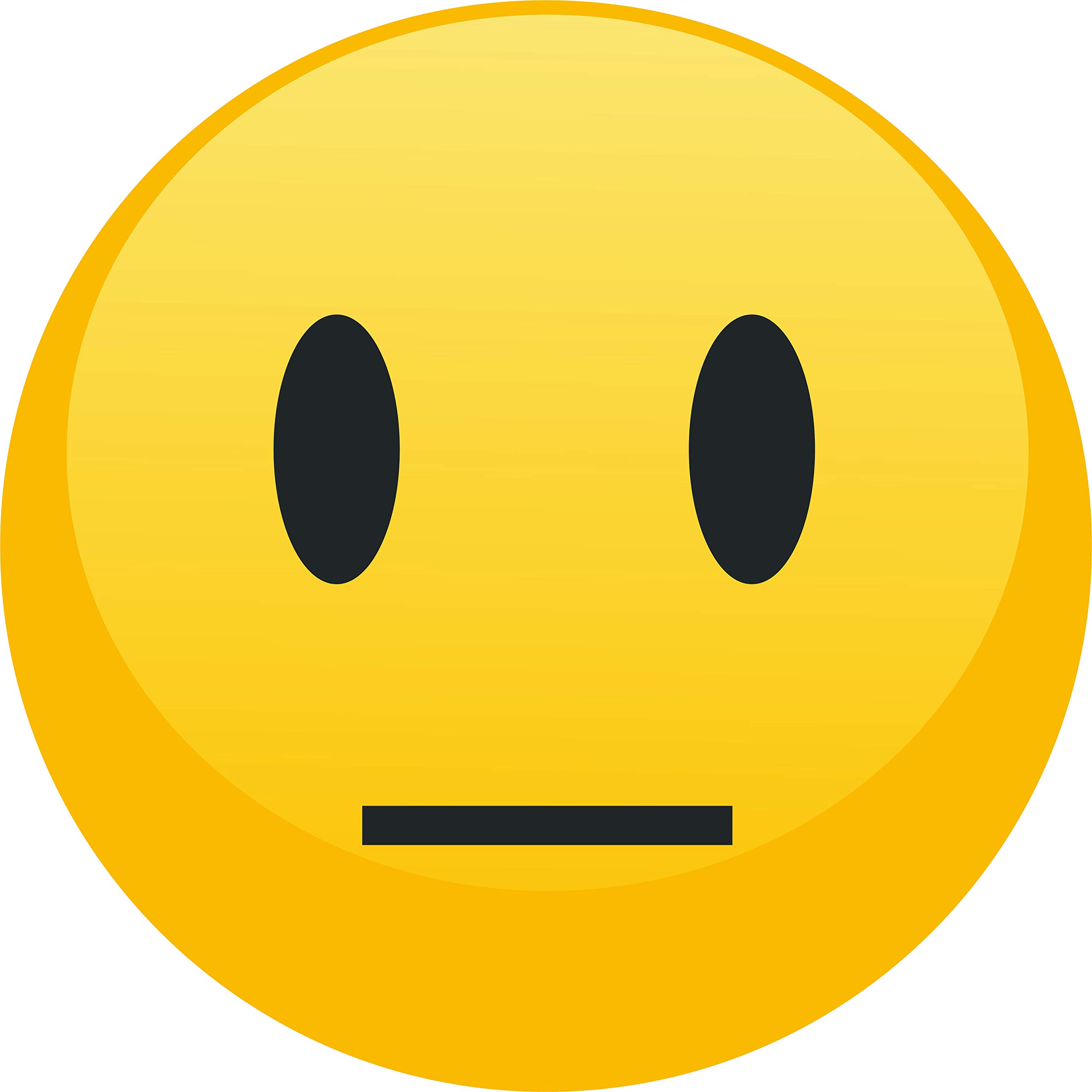 Straight Face Emoticon