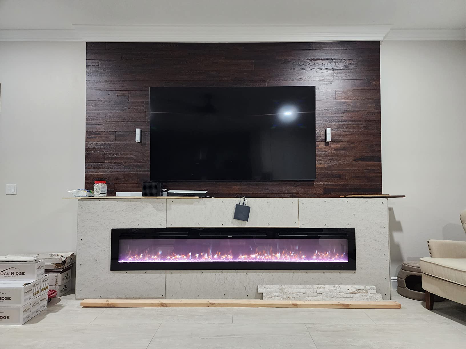 $46/mo - Finance PAOLFOX 70 inch Electric Fireplace Insert,Electric ...