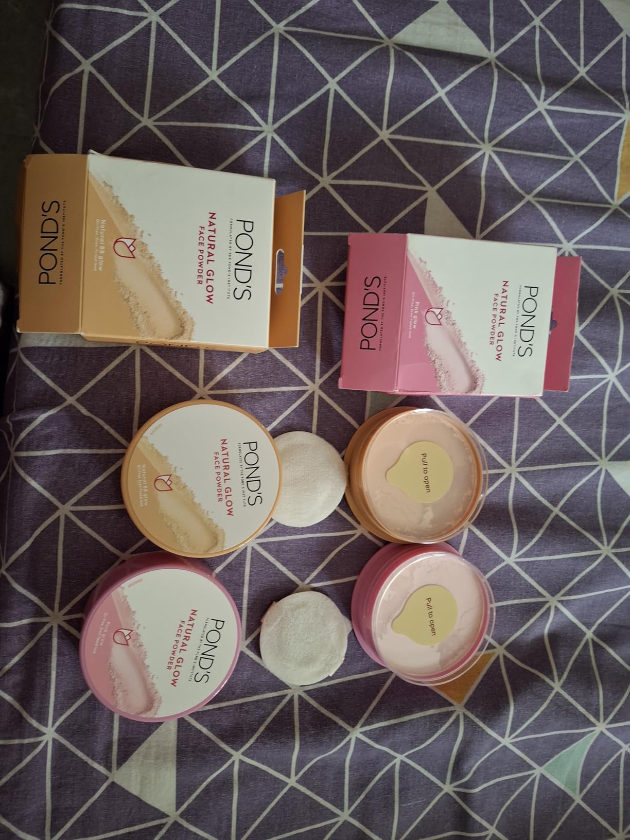 Buy POND's Natural Glow Face Matte Powder For Normal Skin, Pink Glow ...