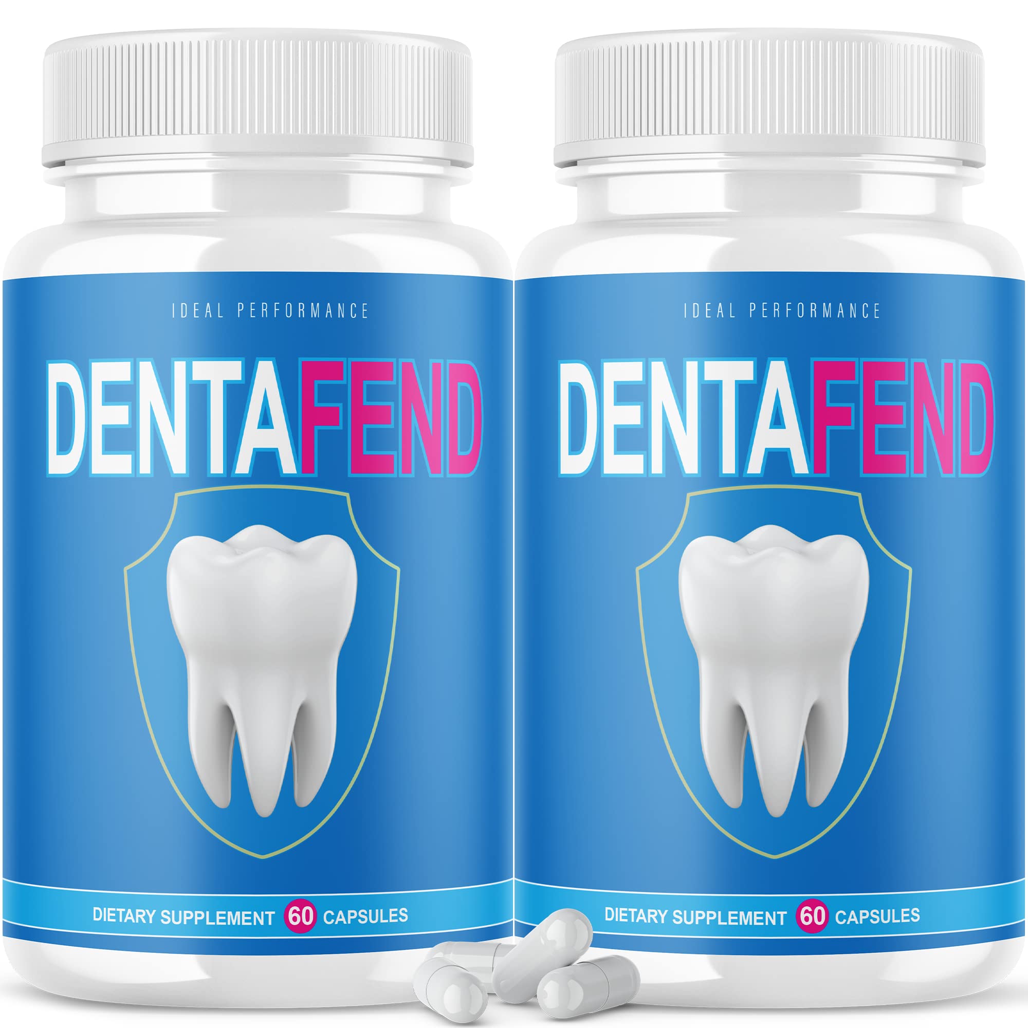 Amazon.com: IDEAL PERFORMANCE (2 Pack) Dentafend for Teeth Supplement ...