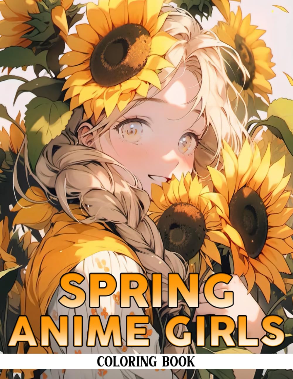 Amazon.com: Spring Anime Girls Coloring Book: Modern And Traditional ...